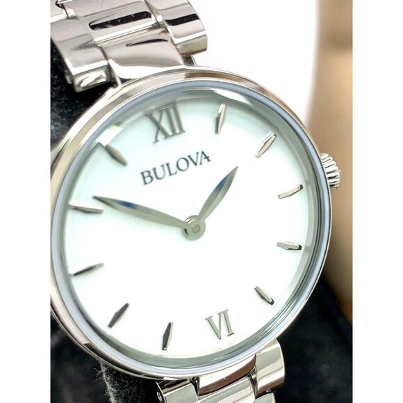 Bulova | Accessories | Bulova Womens Watch 96l229 Quartz Mother Of ...